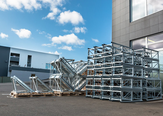 Siemens Inverter FC Mast Climbing Work Max 32.2m Length Platforms for Material Loading supplier