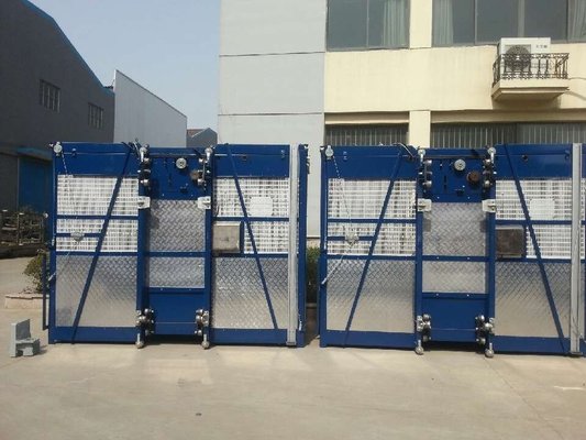 DOL , FC Control Construction Material Hoist With Mast Hot-dip Galvanized CE / ISO supplier