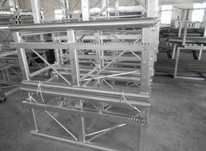 3200kg Blue Twin Cage Industrial Lift with Hot Dipped Zinc , High Reliability supplier