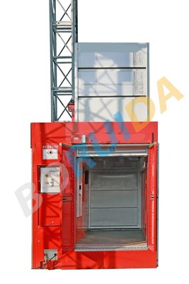 3200kg Blue Twin Cage Industrial Lift with Hot Dipped Zinc , High Reliability supplier