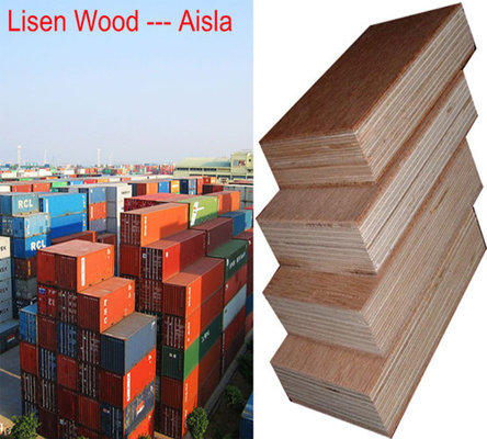 Apitong Container Flooring , 28mm plywood A grade for containers repairing