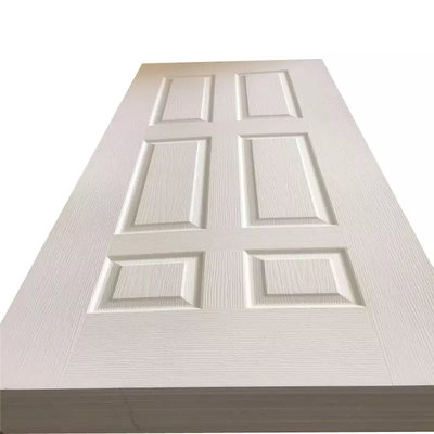 2150*720mm E1 3mm HDF Moulded door skins White Painted 6 panels 870-900kg/m3