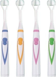 3 sided triple electrical toothbrushes adult tooth brushes