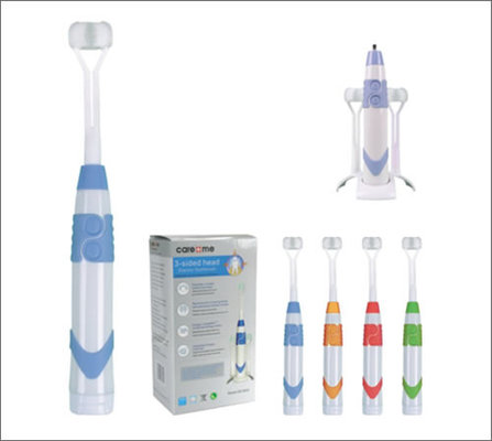 Battery Powered Tooth Brushes for 3 Sides Electrical Toothbrushes