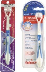 3 Sided Triple Toothbrushes for Adult tooth brushes SD-CR01