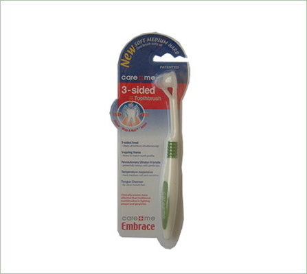 3 Sided Triple Toothbrushes for Adult tooth brushes SD-CR02