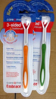 Thres Sides Toothbrushes for Adult tooth brush