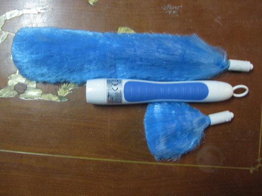 Battery Operated Electrical Duster with 3 Brush Heads