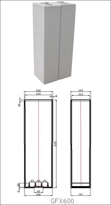 Deep Cycle Battery Cases Tubulr Plate AS Lead Acid Battery Jar China Exporter Gel Sealed