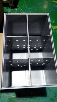 VRLA  Lead Acid Battery Cases OPZV Battery Container with Gray Color Lids 4 OPZV BOXES 200AH