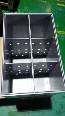 VRLA  Lead Acid Battery Cases OPZV Battery Container with Gray Color Lids 4 OPZV BOXES 200AH