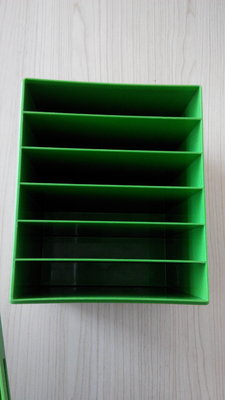 Green Color Plastics Materials 6 GFM Battery Container with Lead in Cover 12V 38ah China Factory