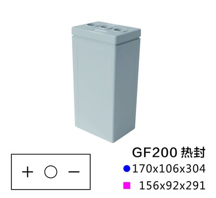 VRLA Lead Acid VRLA Battery Gel Sealed Jar with Lids Heated Sealed Battery Boxes GFD500ah