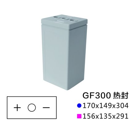 VRLA Lead Acid VRLA Battery Gel Sealed Jar with Lids Heated Sealed Battery Boxes GFD500ah
