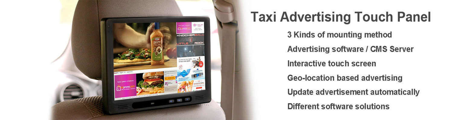 Taxi Touch Screen Advertising