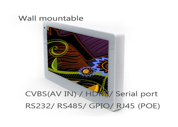 Home Automation POE Touch Panel PC , Android POE Tablet With Temperature Humidity Sensor
