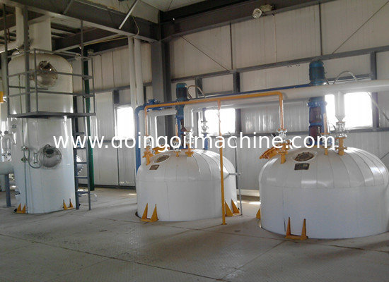 Complete equipment of cooking oil refining machine