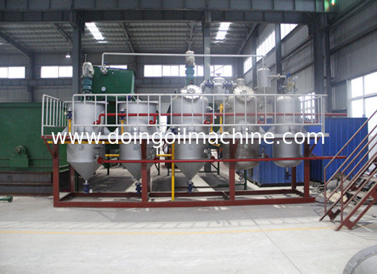 Complete equipment of cooking oil refining machine