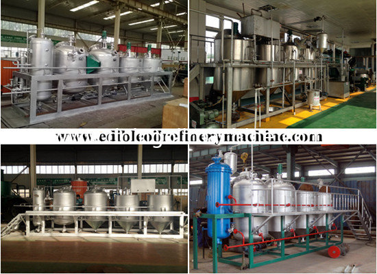 Complete equipment of cooking oil refining machine