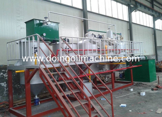 Physical refining and chemical refining of edible oil