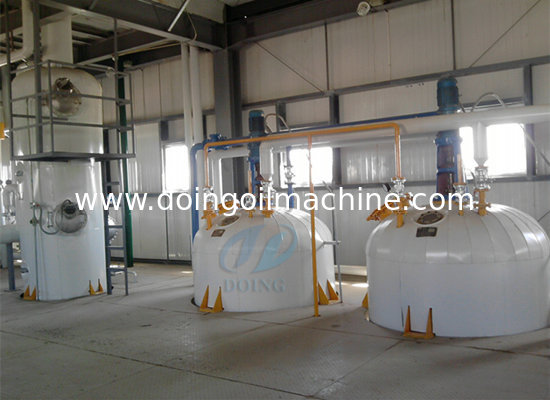 Cooking oil refining machine for peanut soybean sunflower oil