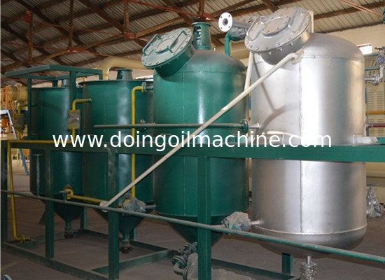 Cooking oil refining machine for peanut soybean sunflower oil