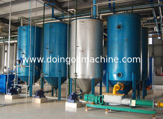 Cooking oil refining machine for peanut soybean sunflower oil