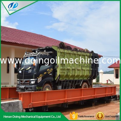 Crude palm oil production process machinery