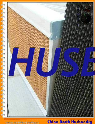 evaporative cooling pad for poultry house and greenhouse