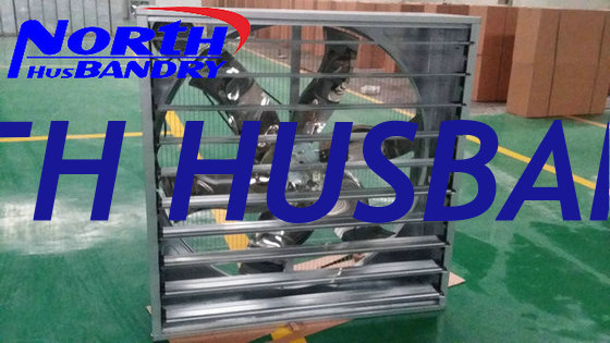 Industrial Exhaust fan with Belt Driven automatical shutter