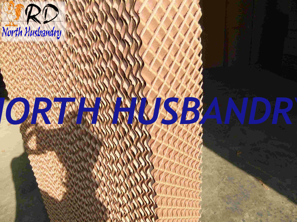 corrugated cellulose evaporative cooling pad for greenhouse|poultry house