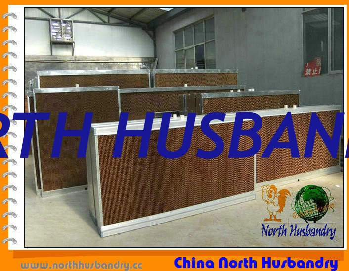 North Husbandry -evaporative cooling pad cooling system for poultry farm for sale