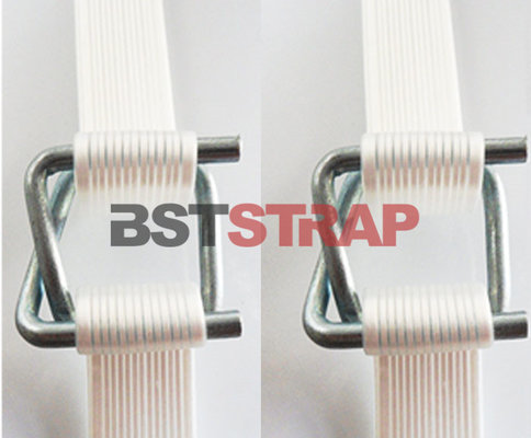 16mm 5/8” Polyester Cord Strap composite strapping with buckle safety of transport logistics strapping tape
