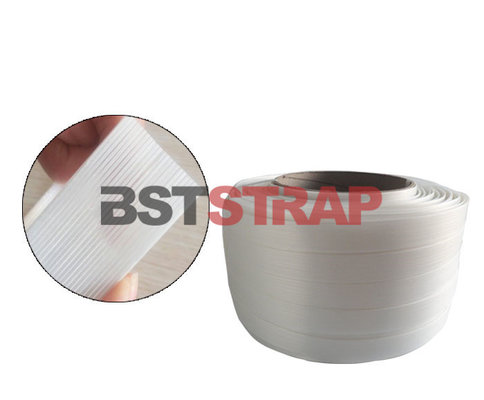 16mm 5/8” Polyester Cord Strap composite strapping with buckle safety of transport logistics strapping tape