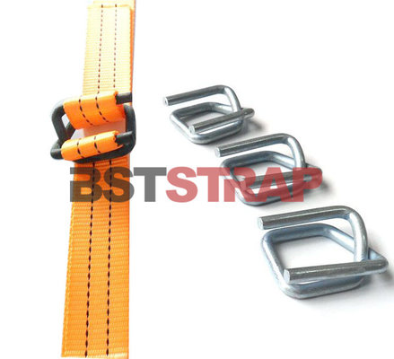 50mm 2'' 8.0mm dia heavy duty lashing Strapping  Galvanized or Phosphate Wire Buckle Steel Buckles