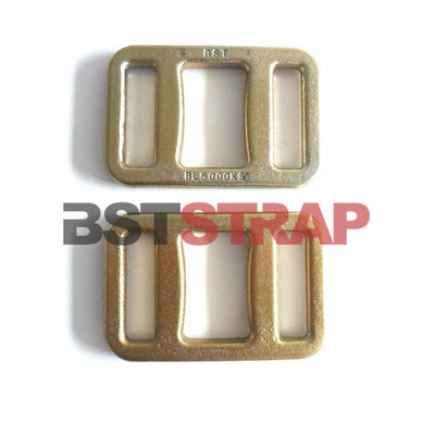 50mm Metal Galvanized Forged Buckle suitable for woven belt One Way Lashing Buckle