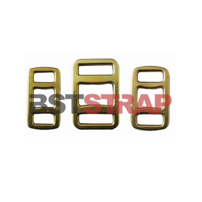 50mm Metal Galvanized Forged Buckle suitable for woven belt One Way Lashing Buckle