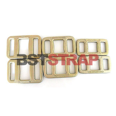 50mm Metal Galvanized Forged Buckle suitable for woven belt One Way Lashing Buckle
