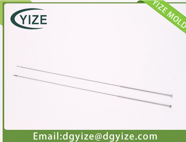 Precision connector mould parts supplier ejector pin and sleeves concentricity within 0.005