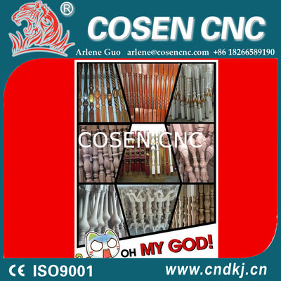 2017 new conditon cnc carpenter machine for wood turning engraving with protection
