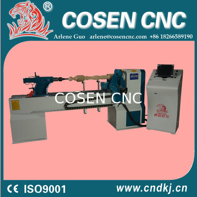 2017 baseball bat cnc wood turning lathe with high speed and efficiency