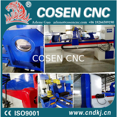 Multifunctional wood lathe /cnc wood turning lathe woodworking machine /flat and rotary carve