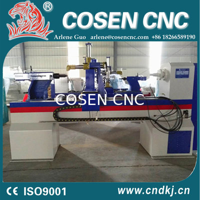 Multifunctional wood lathe /cnc wood turning lathe woodworking machine /flat and rotary carve