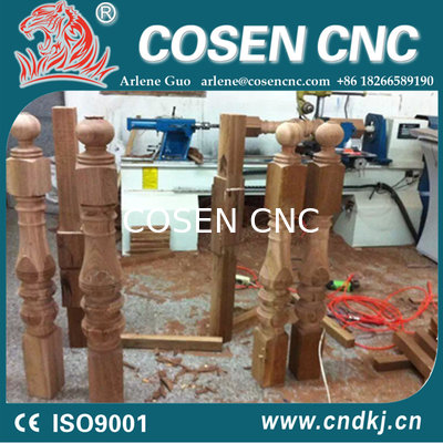 Higher speed Powerful automatic bench wood lathe price for sale