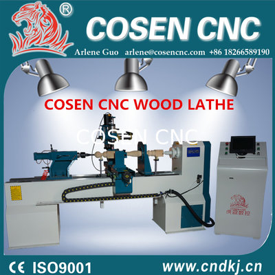 Furniture Industry Using Woodworking CNC wood lathe for wood furniture parts