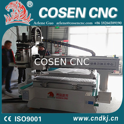 ATC Woodworking CNC Router with 12 Pieces Tools for wood door window planet