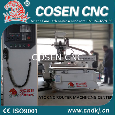 ATC cnc woodworking router machining center from COSEN CNC 2018 new product