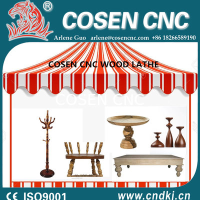 COSEN cnc wood turning machinery from China factory looking for distributer in South America