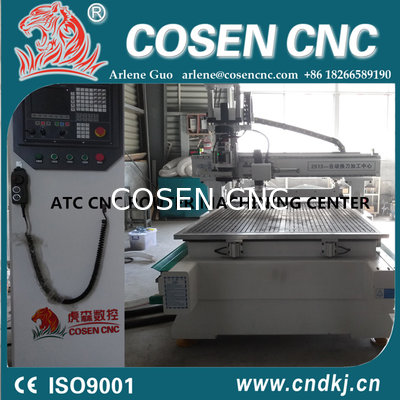 COSEN CNC wood router machine cnc1325 for wood door window processing