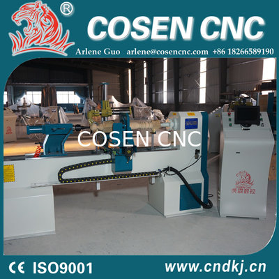 China best multifunctional cnc wood lathe machine from cosen cnc  for your solid wood furniture
